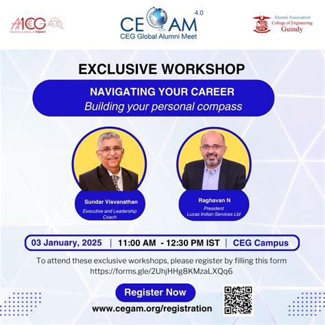 At Ceg Alumni Meet 40 Gain Valuable Insights From Two Distinguished