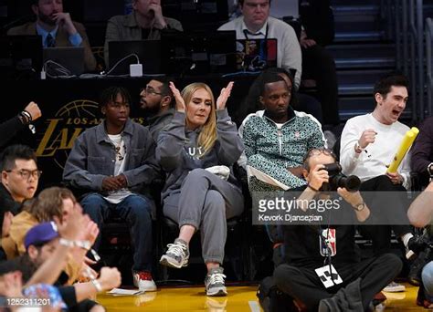 Adele Attends The Basketball Game Between The Los Angeles Lakers And News Photo Getty Images