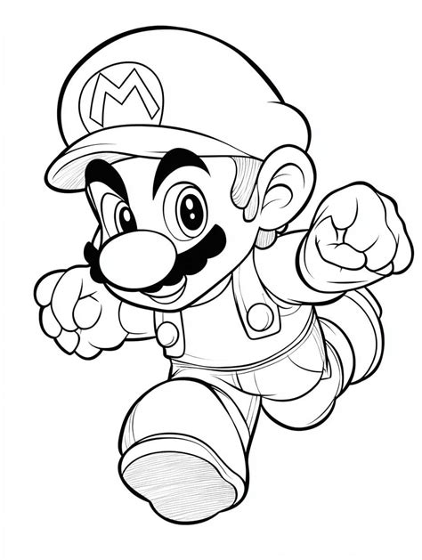 Explorez Lunivers Coloré Du Coloriage Mario