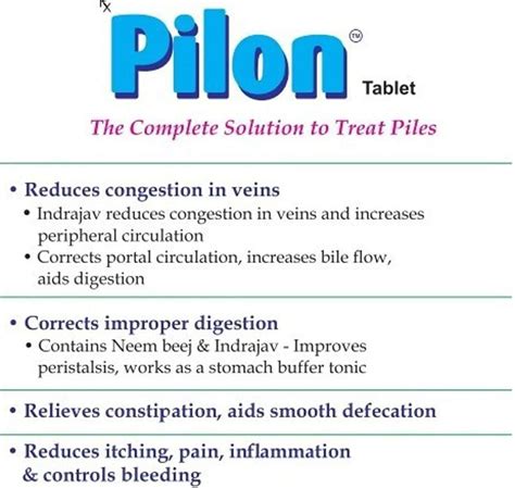 Buy Pilon Strip Of 10 Tablets Online And Get Upto 60 Off At Pharmeasy
