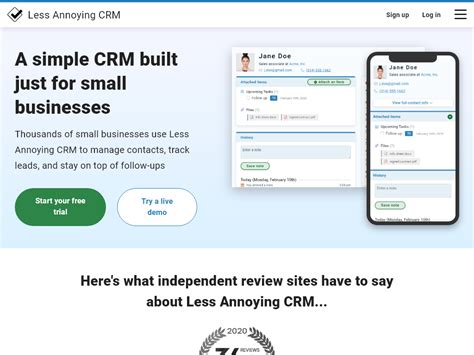 Less Annoying CRM Digital Marketing Supermarket