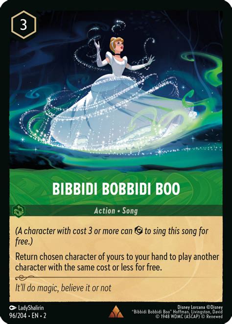 Rulingsbibbidi Bobbidi Boo Mushu Report Lorcana Wiki