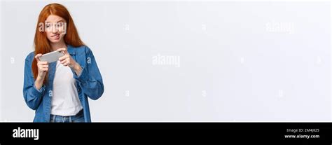 Girl Having Intense Fighting Round In Game Tap Screen And Trying Beat