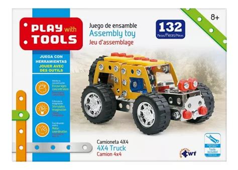 Juego De Construccion Metal Tipo Mecano Tractor 132 Mercadolibre