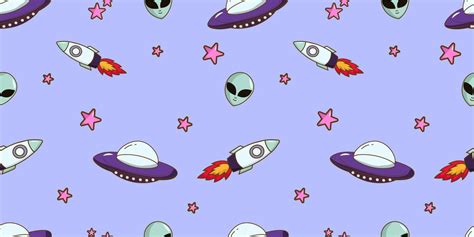 Alien Seamless Pattern Vector Art Icons And Graphics For Free Download