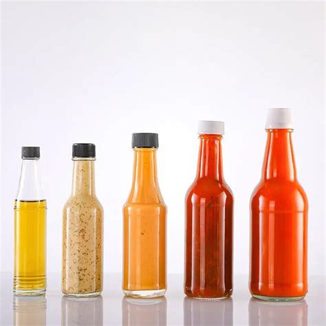 Top Quality 150ml Round Hot Sauce Bottle Glass Glass Package Bottle