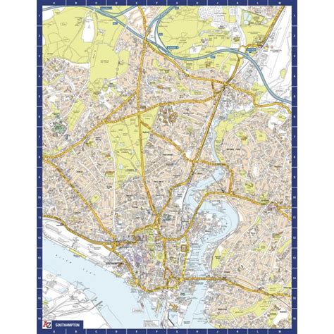 A Z Southampton Street Map Stanfords