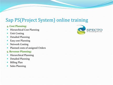 Ppt Sap Psproject Systemonline Training In Usasap Ps Online