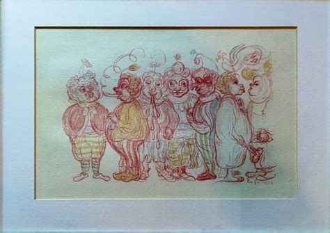 James Ensor La Gamma Damour Personages 1929 Verkocht