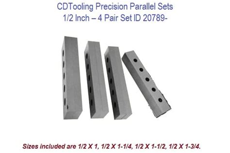 12 Inch 4 Pair Precision Parallel Sets Id 20789