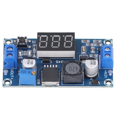 Boost Converter Module Asynchronous Rectification 4a Input Digital Voltmeter Display Xl6009 5