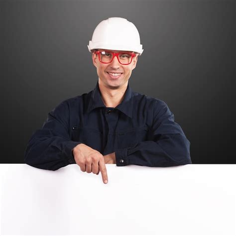 Premium Photo Portrait Of A Workman