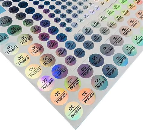 1080 Pcs Silver Qc Passed Stickers Size 039 Inch Round