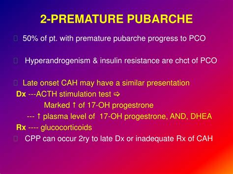 Ppt Understanding Precocious Puberty Causes Types And Treatment Options Powerpoint