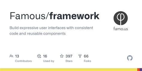 GitHub Famous Framework Build Expressive User Interfaces With Consistent Code And Reusable