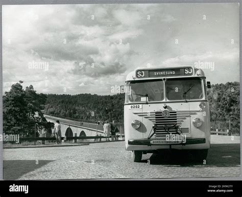 State Railways Sj Bus With Registration Number O202 At Svinesund