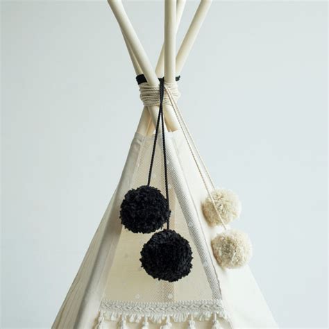 Black Teepee Etsy