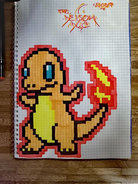 Charizard Pixel Art Easy