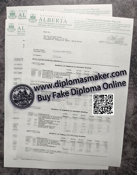 How To Make A Fake University Of Alberta Transcript Online