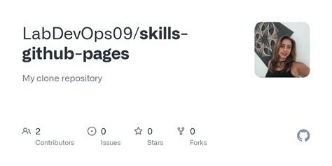 Github Labdevops09skills Github Pages My Clone Repository