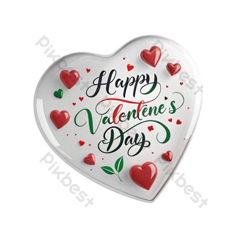 An Heat Shape Image With The Text Happy Valentine Day Black And Red