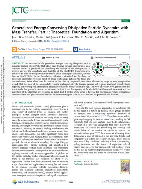 generalized energy conserving dissipative particle dynamics with mass
