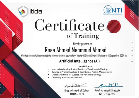 Ai Python Machinelearning Deeplearning Freelancing Nti Summertraining Engineering Roaa