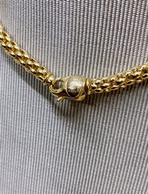 Fope Maori Tassel Yellow And White Gold Diamond Necklace