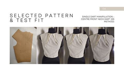 Pattern Making Basic Bodice And Dart Manipulation On Behance