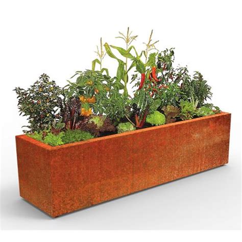 The Rustic Rectangular Planter Comes Available In A Variety Of Options Which Are All Available