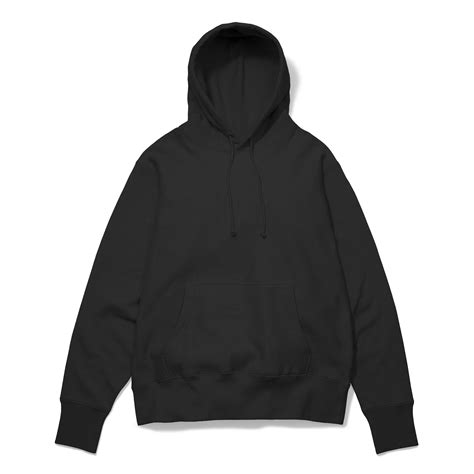 Blank Hoodie Black 500 Gsm Relaxed Fit House Of Blanks