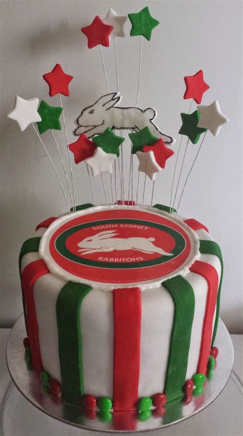 South Sydney Rabbitohs Cake Thematic Cake Inspiration