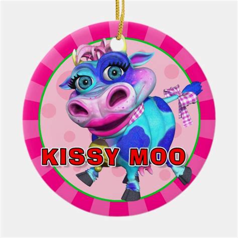 Gigglebellies Kissy Moo The Cow Ornament
