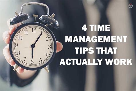 Best 4 Time Management Tips That Actually Work Cio Women Magazine