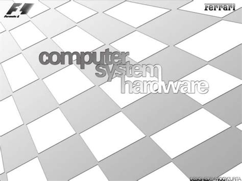 Computer System Hardware Ppt