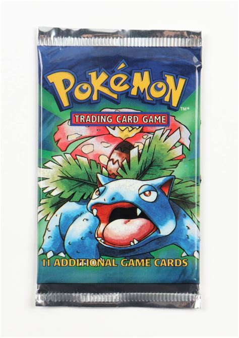 1999 2000 Pokemon Tcg Base Unlimited Booster Pack With 11 Cards