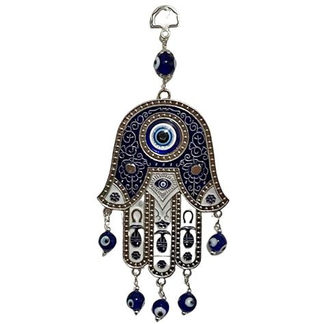 Lucky Hamza Fatima Hand Evil Eye Wall Hanging Decor Etsy