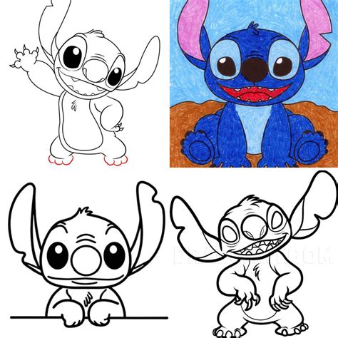 Stitch Drawing Free Free Printable Lilo And Stitch Coloring Pages Gomw