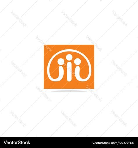 Group Abstract Partner Logo Royalty Free Vector Image