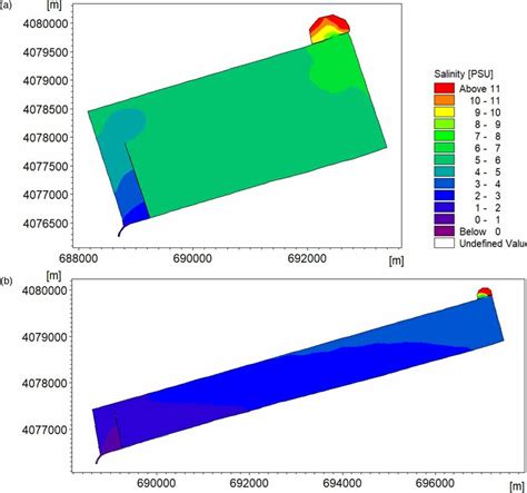 Variation Of Water Salinity At The Reservoir Surface After