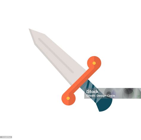 단검 벡터 플랫 아이콘 디자인 일러스트레이션 흰색 배경에 할로윈 기호 Eps 10 파일 0명에 대한 스톡 벡터 아트 및 기타 이미지 0명 검 고대의 Istock
