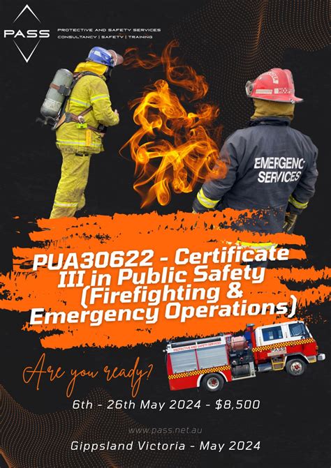 Certificate Iii In Public Safety Firefighting And Emergency Operations May 2024 Victorias