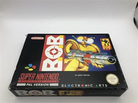 Bob Super Nintendo Snes W Manual 16 Bit Retro Pal 1993 0266 £44 99 Picclick Uk
