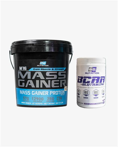 M16 Mass Gainer Tub 2kg Bcaa Bs Nutrition