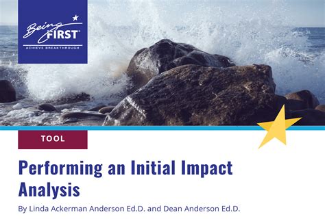 Performing An Initial Impact Analysis Tool Being First