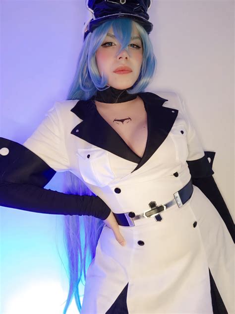 Esdeath Costume Akame Ga Kill Cosplay Top Quality Dress For Sale