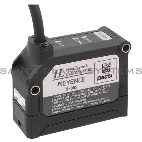 Il 065 Keyence Sensor Head Santa Clara Systems