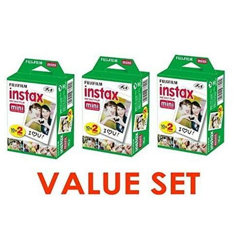 Fujifilm Instax Mini 9 Instant Film 10 Pack 100 Sheets White For