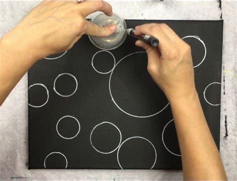 Bubble Painting Step By Step Acrylic Tutorial With Pictures