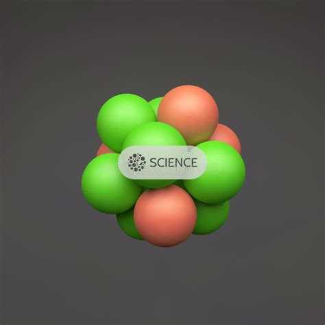 Abstract Molecular Structure With Particles Scientific Background